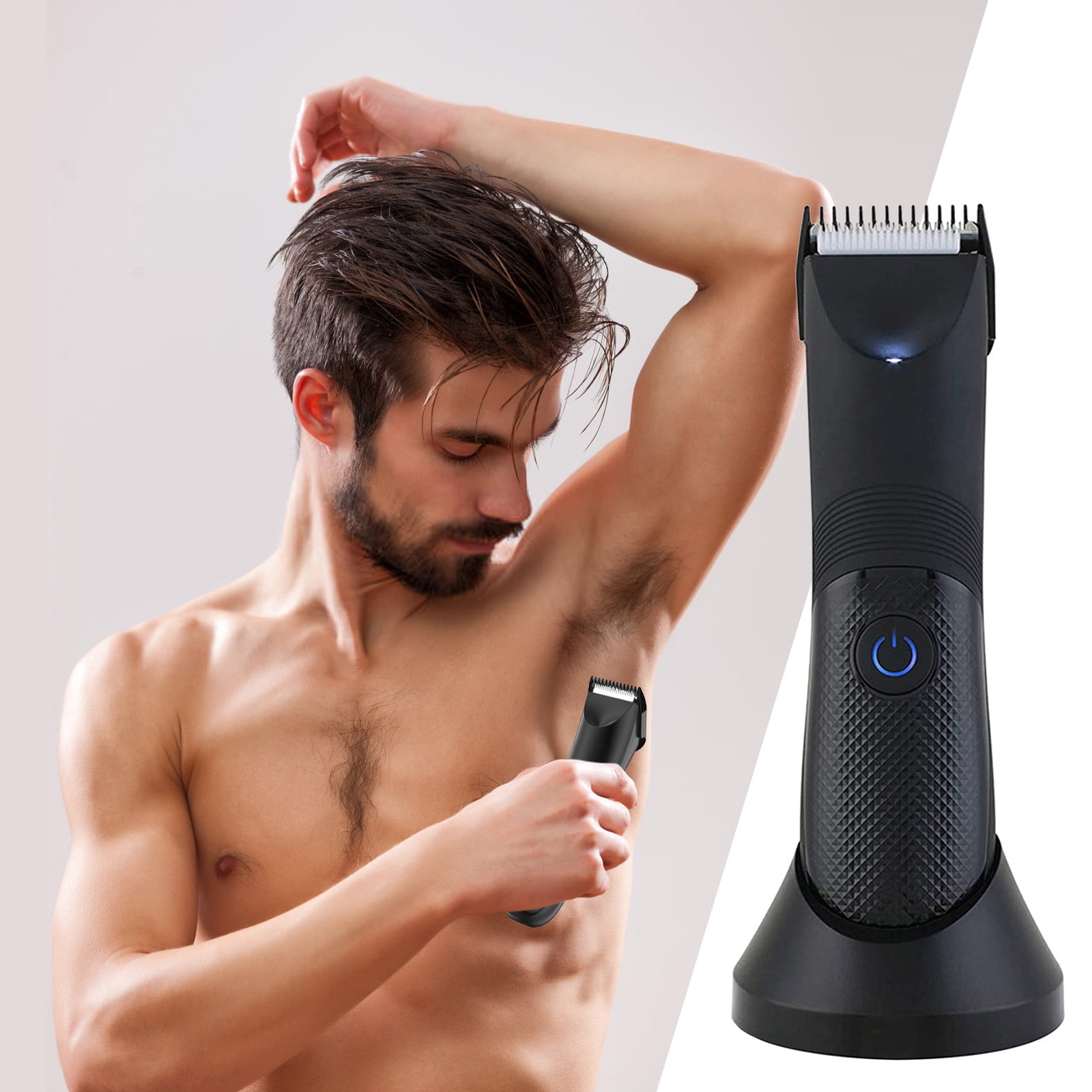 Kehuo Men's Shaver Body Hair Body Electric Push Shear Water Body Hair ...
