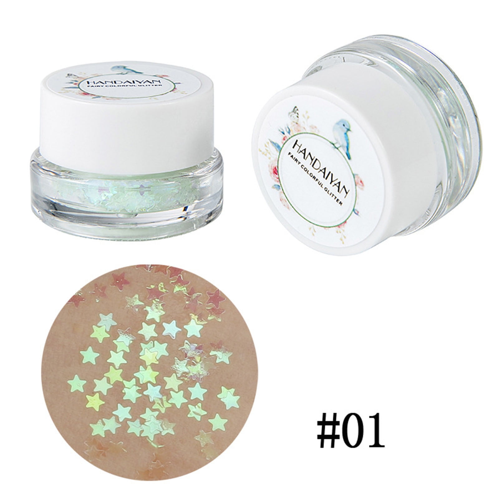 Kehuo Mermaid Sequins Glistening Gloss Eye Shadow Gel Paste, Beauty ...