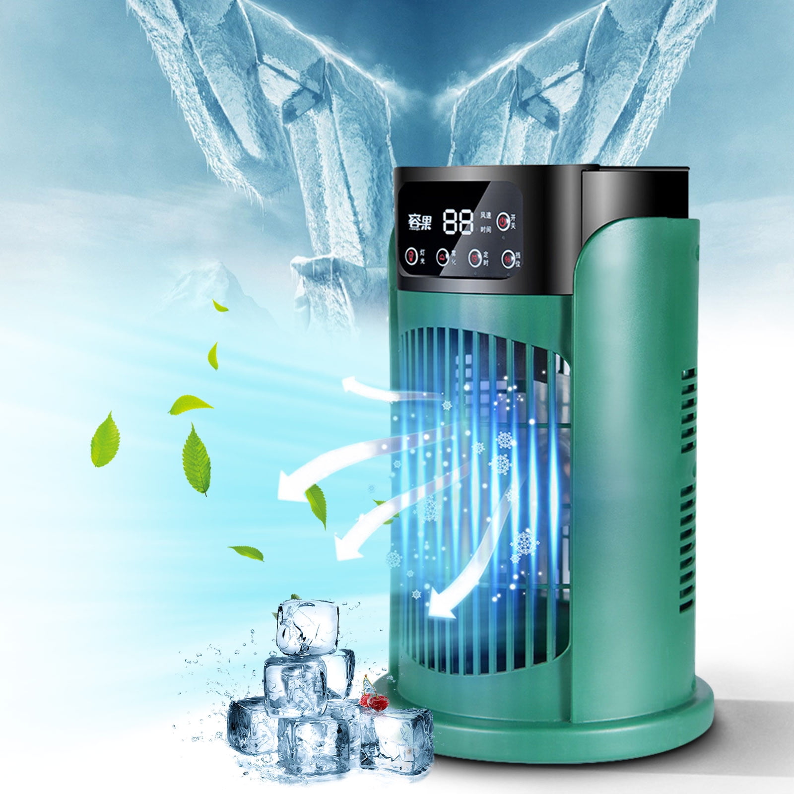 Kehuo Portable Evaporative Atmospheres Cooler Usb Personals Timer Fan ...