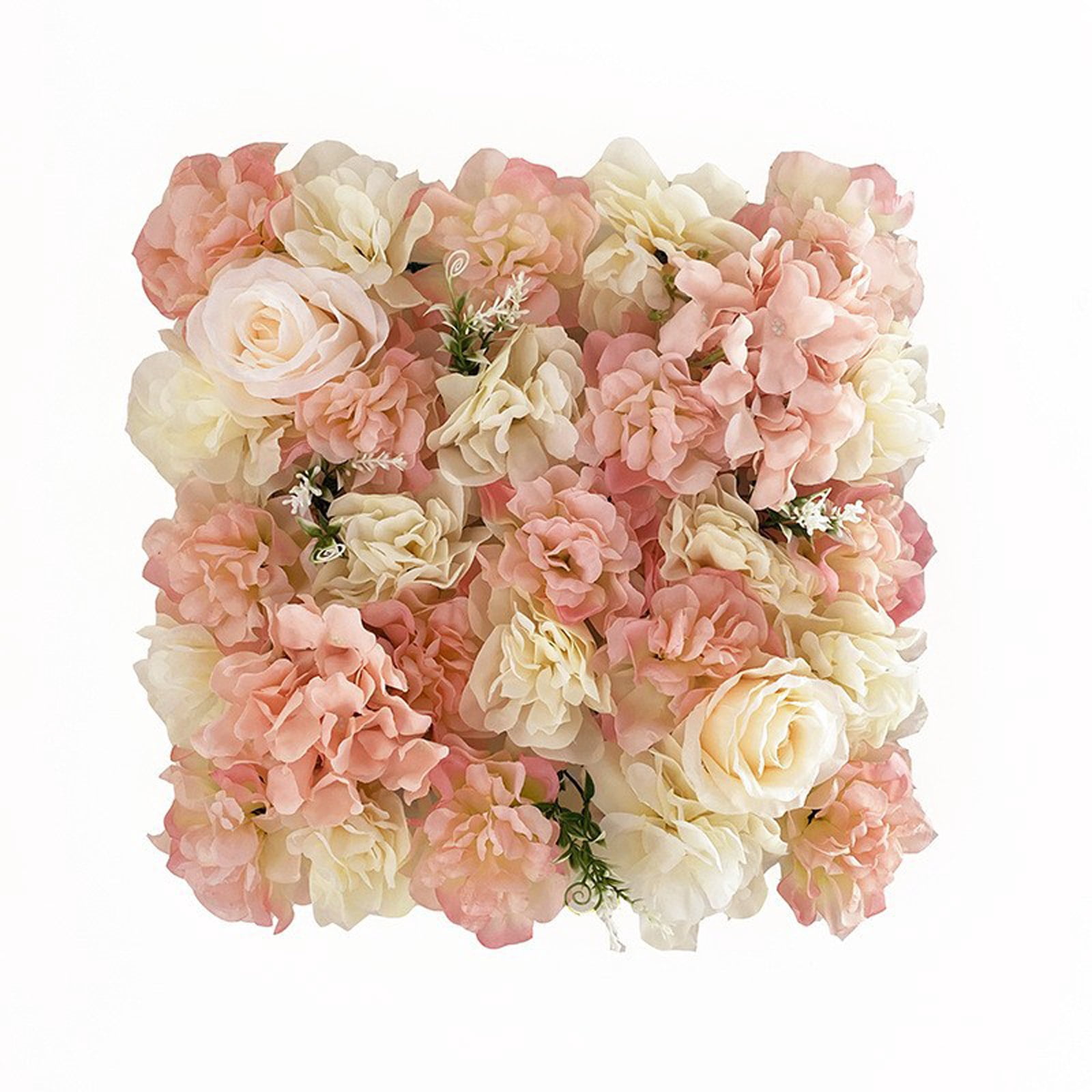 Kehuo Roll-Up Flower Wall 1.15ft x 1.15ft Rose - Handmade Fabric ...