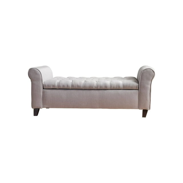 Keiko Tufted Storage Bench with Arms - Walmart.com