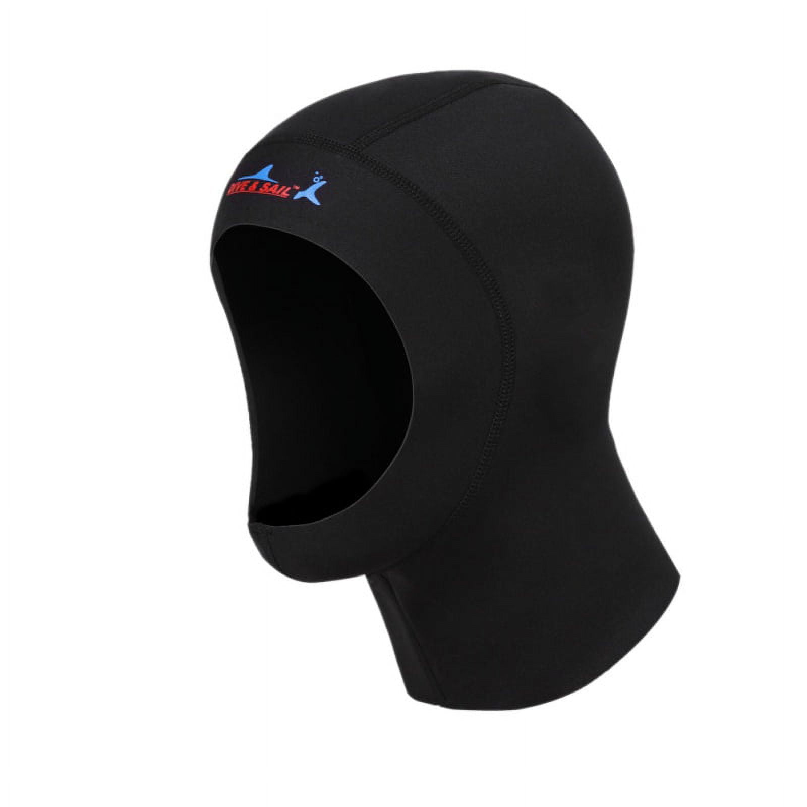 Keimprove 1MM Neoprene Diving Full Face Warm Swimming Cap Hood Head ...