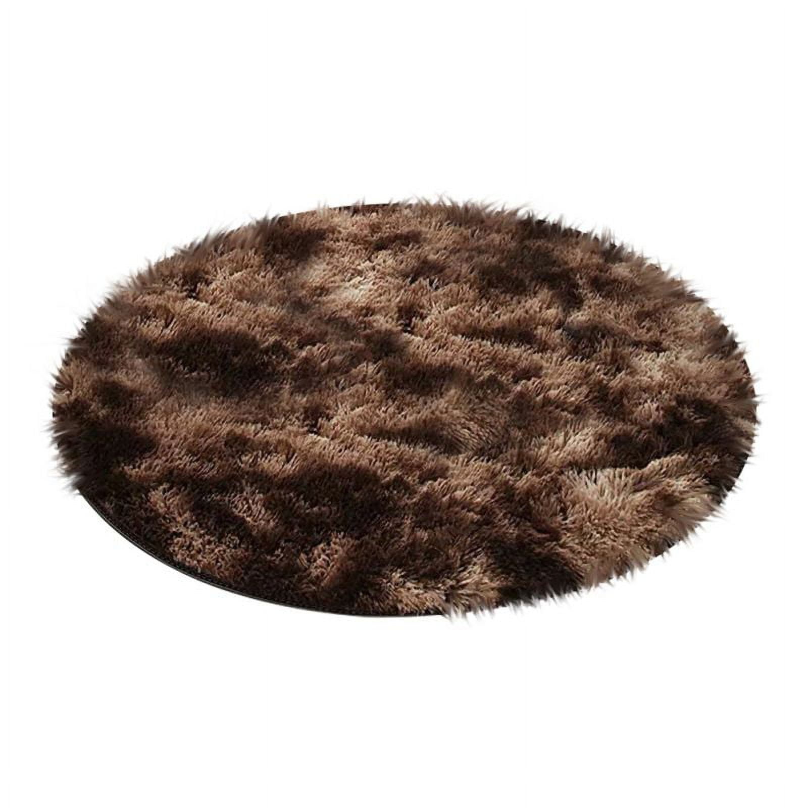 Keimprove Soft Plush Rugs Fluffy Shaggy Round Area Rug Tie Dye Carpet ...