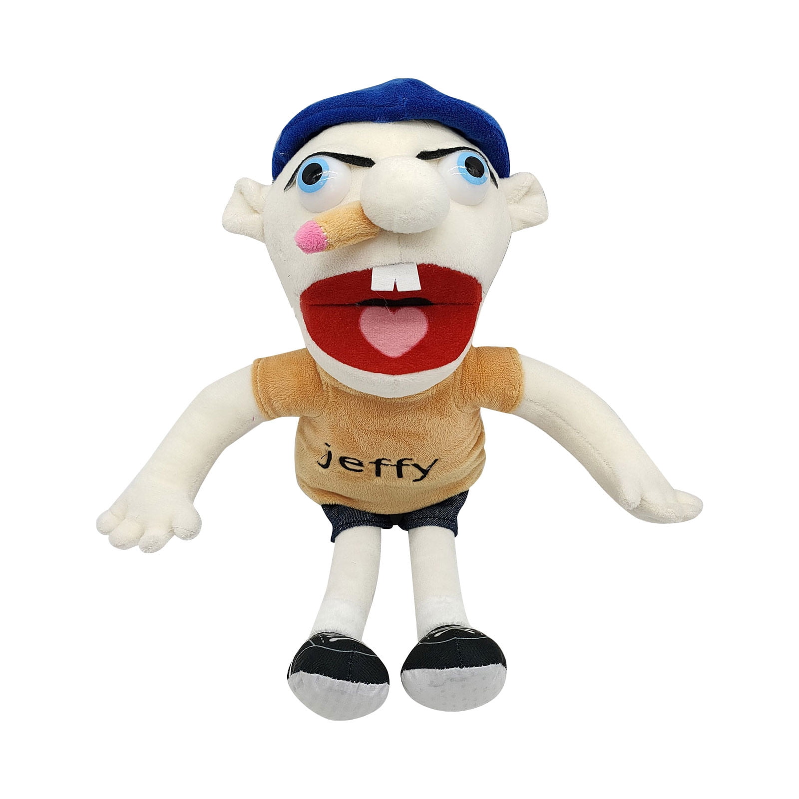 Keioly Jeffy Soft Plush Toy Hand Puppet Jeffy Puppet Plush Toy Game ...