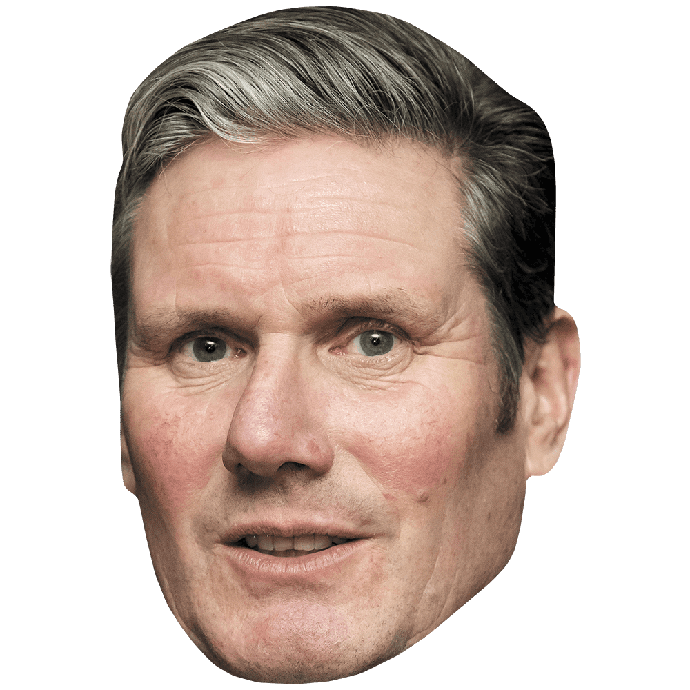 Keir Starmer (Stubble) Flat Cardboard Face - Walmart.com
