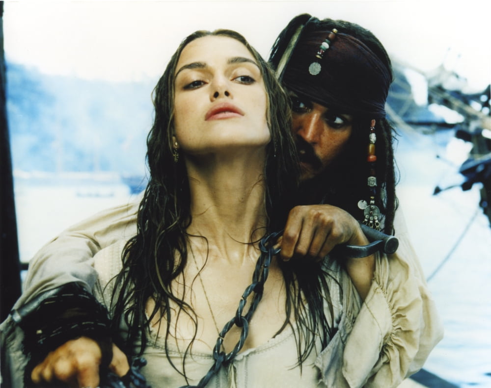 Keira Knightley Scene from the Movie Pirates of the Caribbean Photo ...