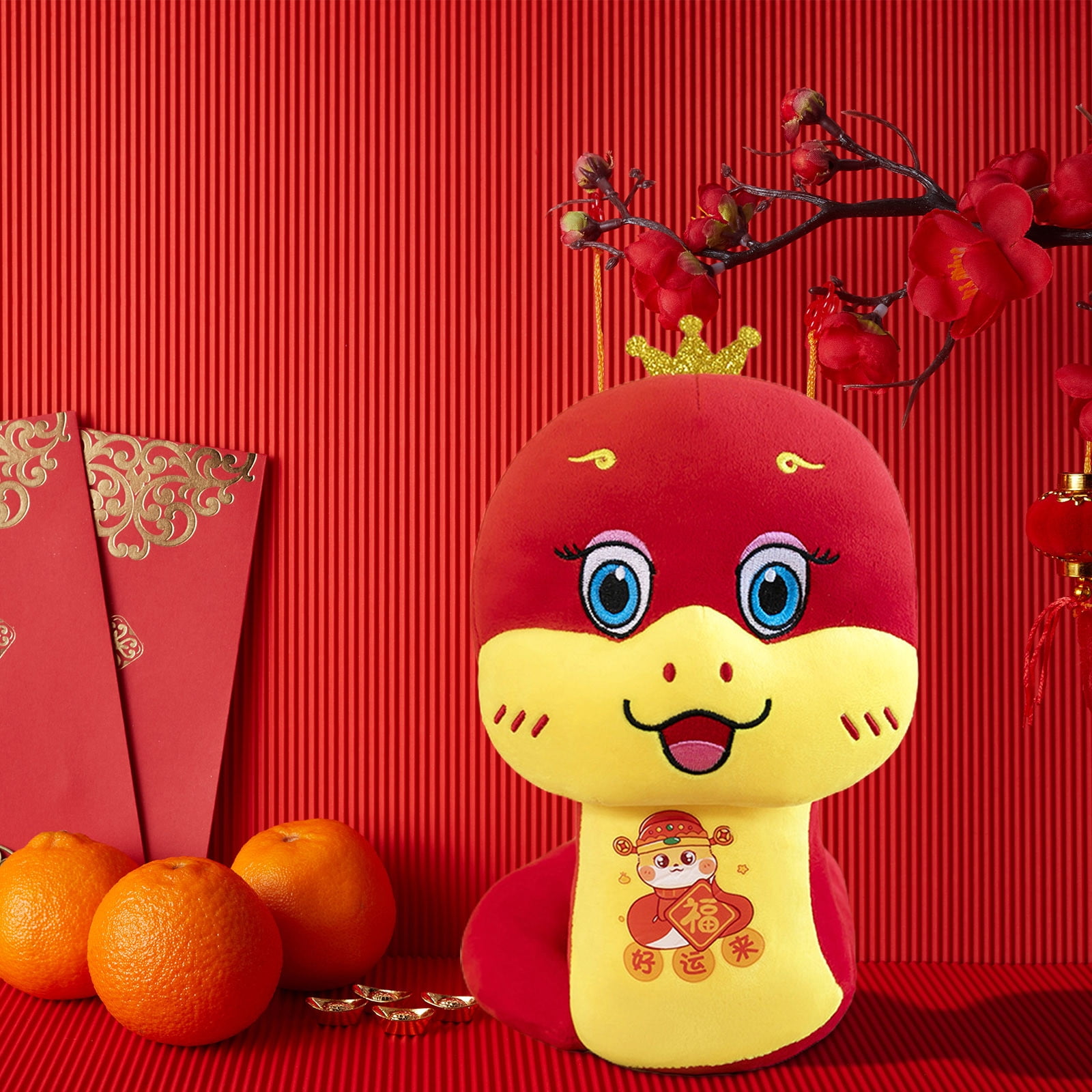 KeirienCC 2025 Year of The Snake Stuffed Animal, Chinese Plush Snake ...