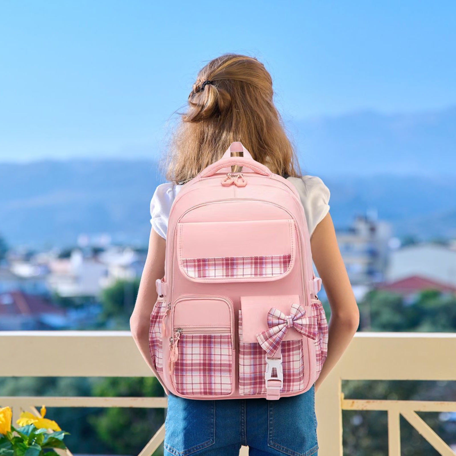 KeirineCC 1 PCS Backpack for Study,Bookbags Study Bag for Teen ...