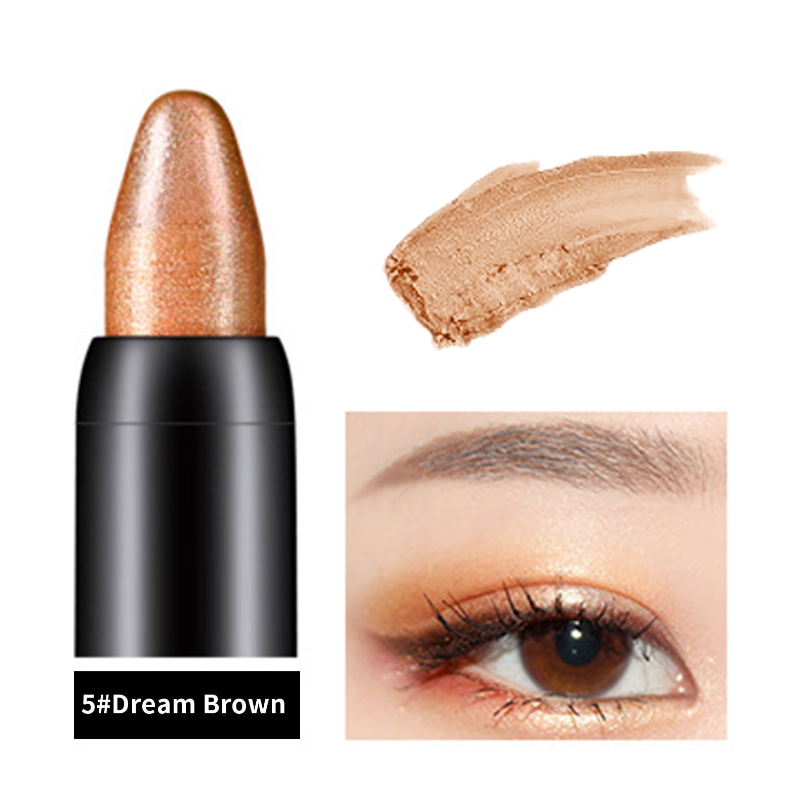 KeirineCC 10 Color Glitter Eyeshadow Stick Eyeliner Pencil, Semi ...