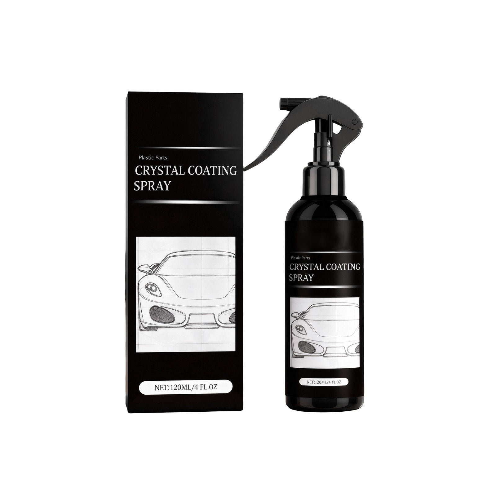 KeirineCC Automotive Protective Coating Spray Shining Paint Plastic ...