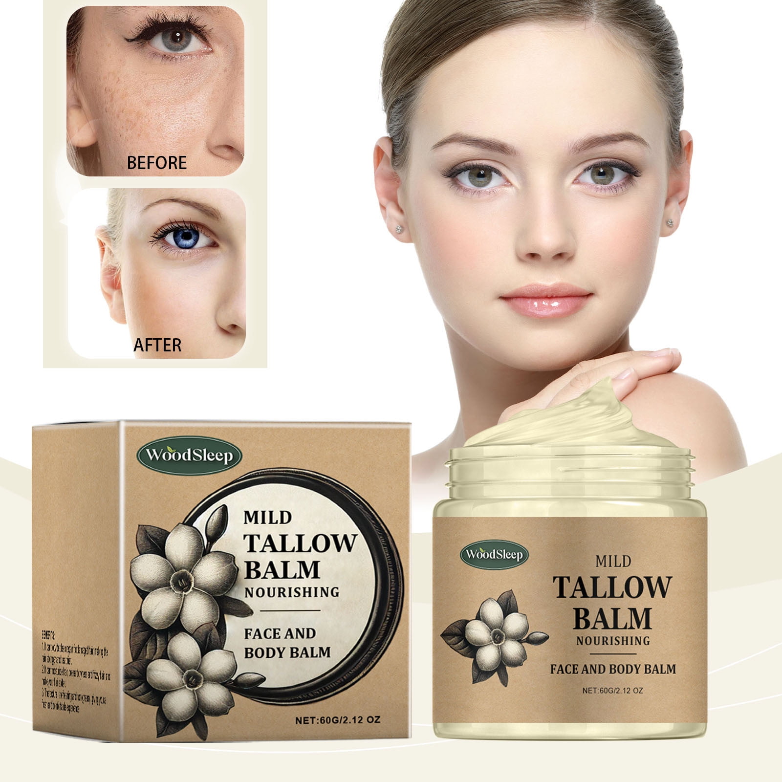 KeirineCC Beef Tallow Balm – All Natural Grass Fed Beef Tallow & Honey ...