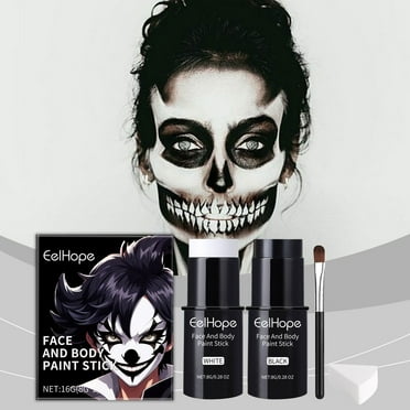 Slashed Face Makeup Kit Adult Halloween Accessory - Walmart.com