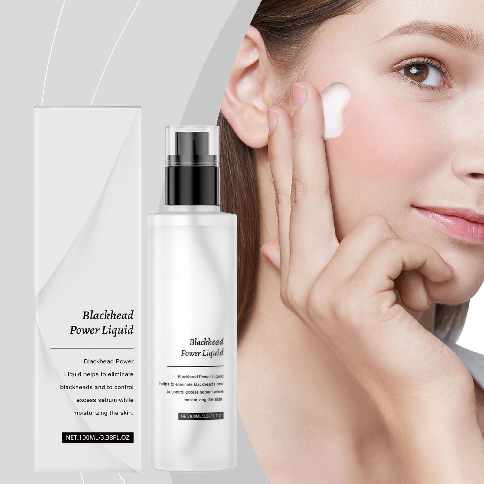 KeirineCC Blackhead Exfoliant Toner 3.38 fl.oz / 100ml, Pore Minimizer ...