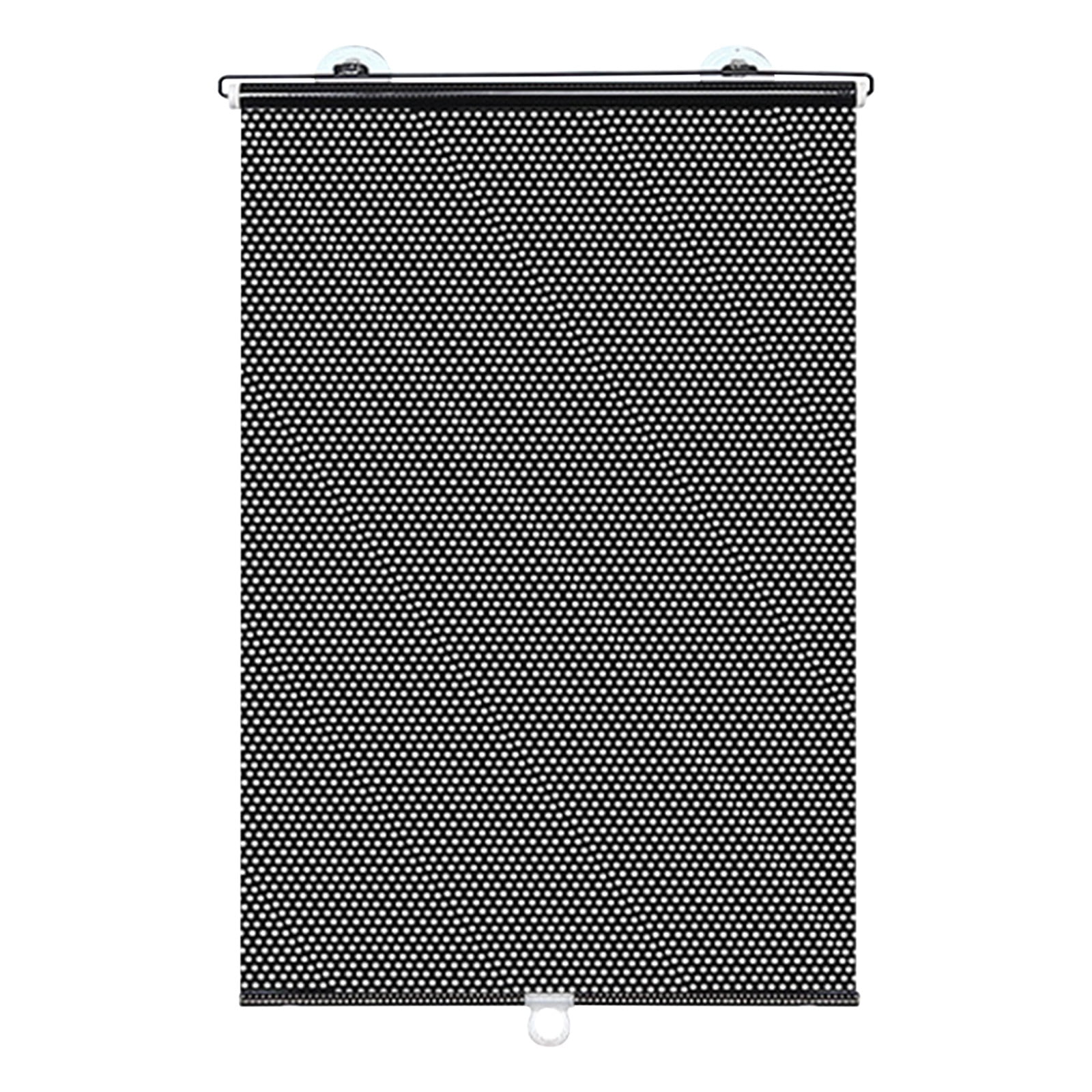 KeirineCC Car Window Roller Blind with Suction Cups,Blackout Spring ...