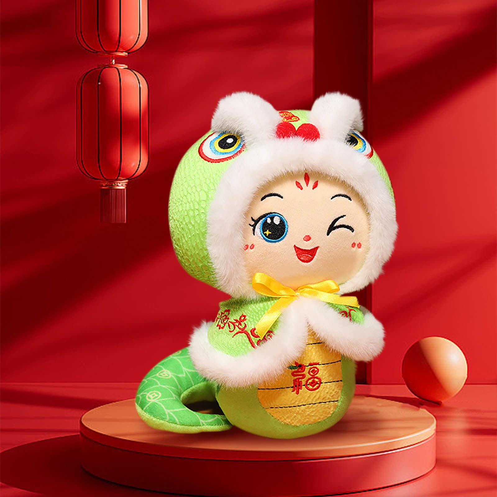 KeirineCC Chinese New Year Snake Plush Animal Toys 2025 Lucky Snake ...