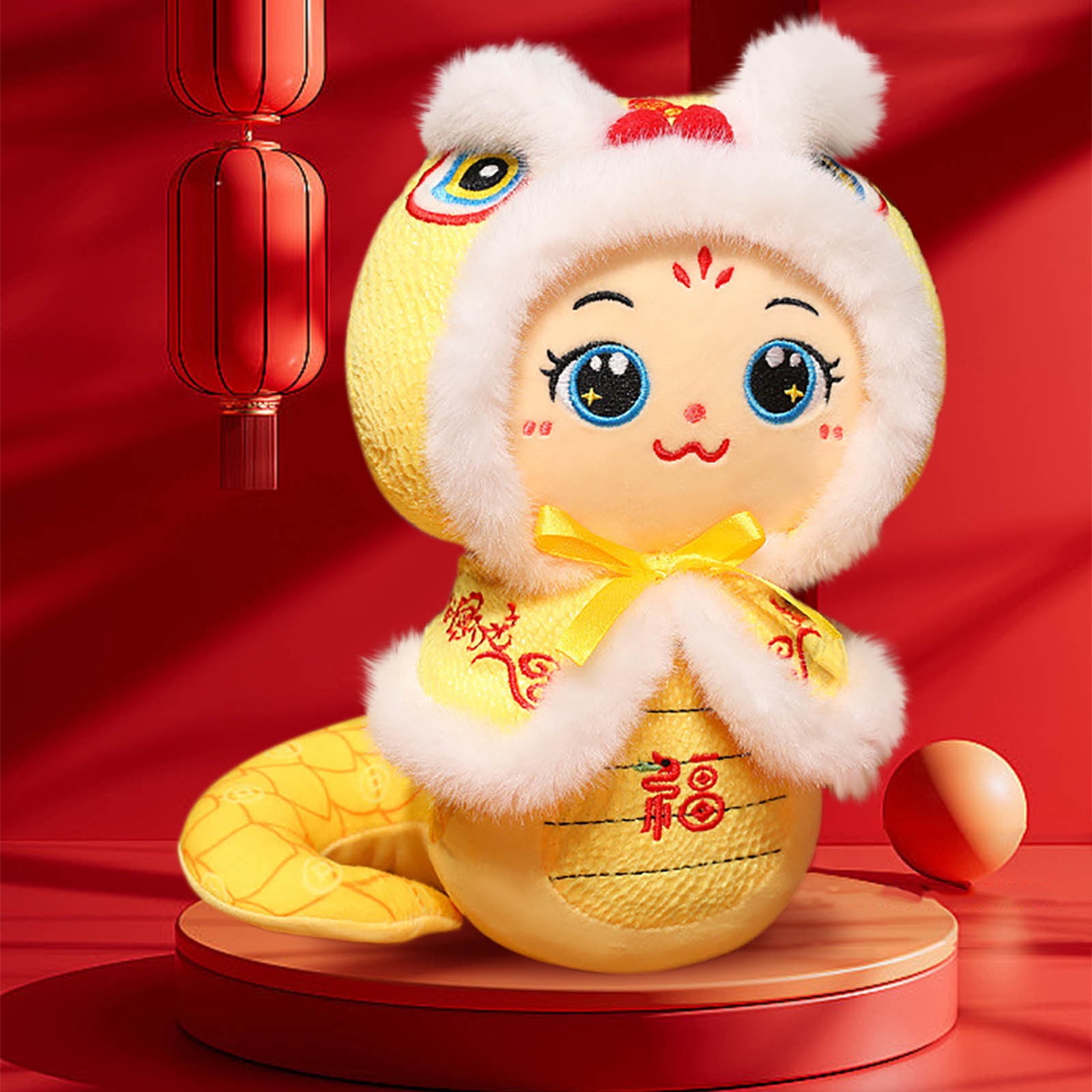 KeirineCC Chinese New Year Snake Plush Animal Toys 2025 Lucky Snake ...