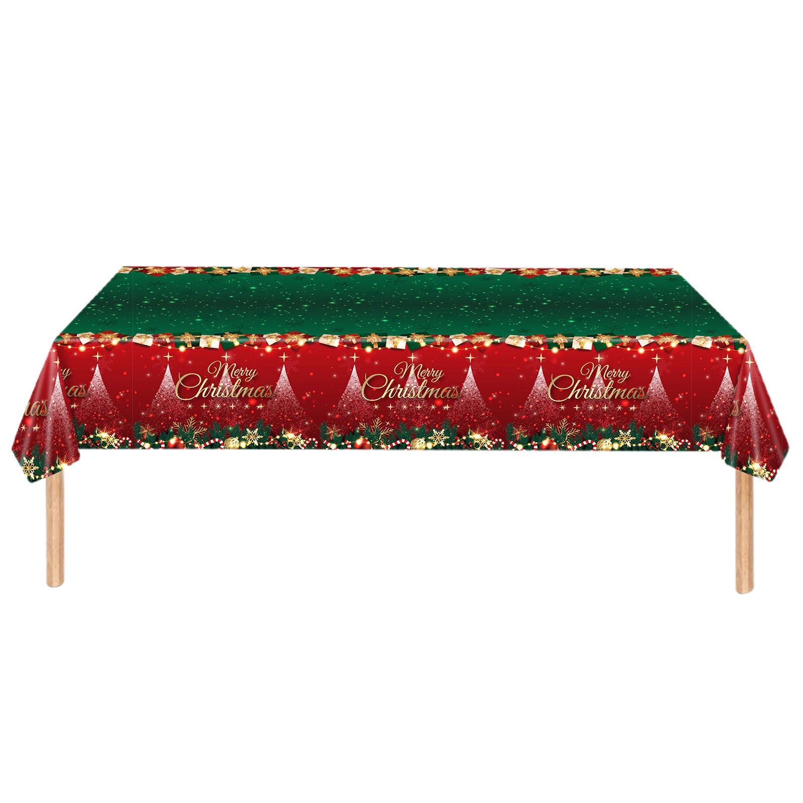 KeirineCC Christmas Dinnerware Set Party Supplies Snowman Disposable ...