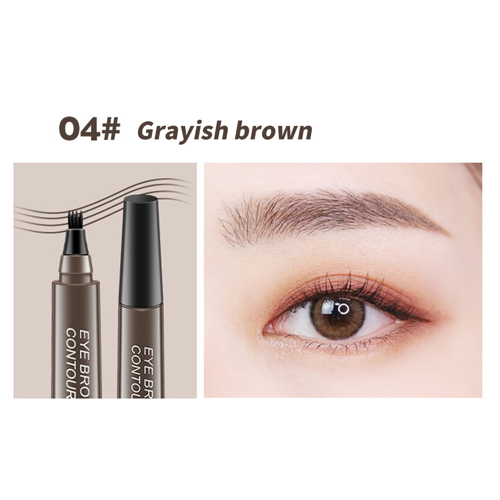 KeirineCC Eyebrow Pen, Liquid Eyebrow Pen, Waterproof Brow Pencil with ...