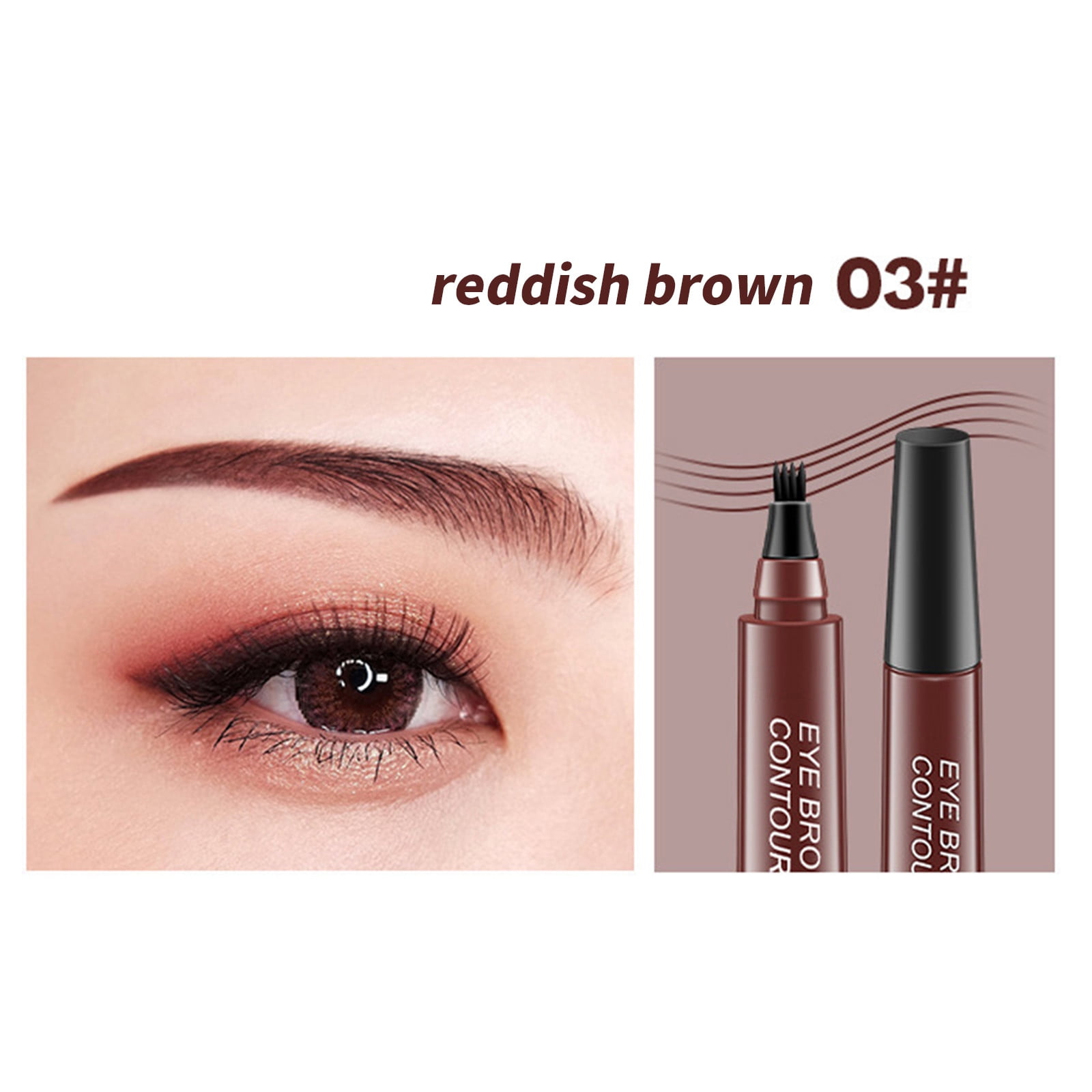KeirineCC Eyebrow Pen, Liquid Eyebrow Pen, Waterproof Brow Pencil with ...