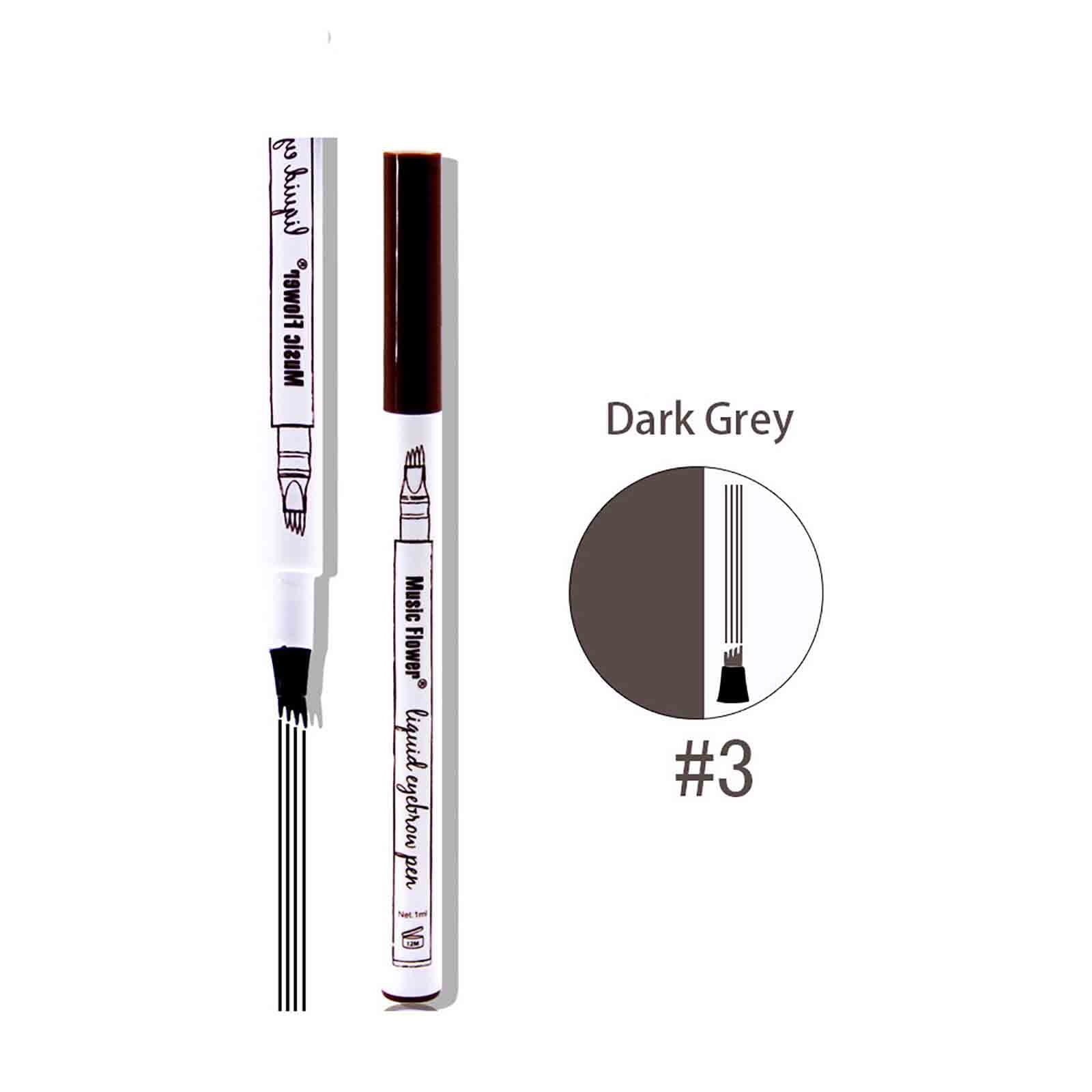 KeirineCC Eyebrow Pencil with 4 Tip Microblade for Natural Eyebrow ...