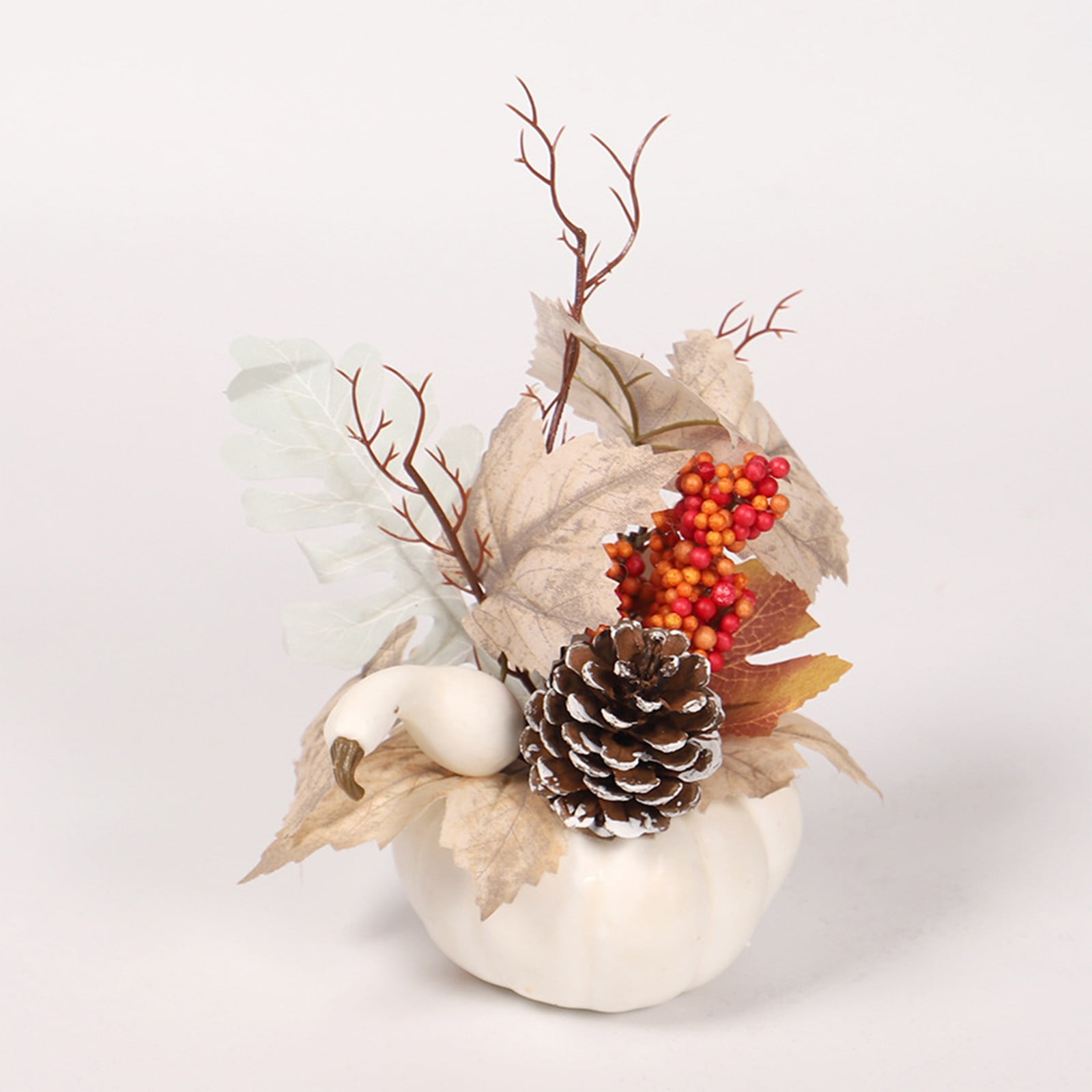 KeirineCC Fall Artificial Pumpkins Fake Pumpkin Centerpiece Decor Cozy ...