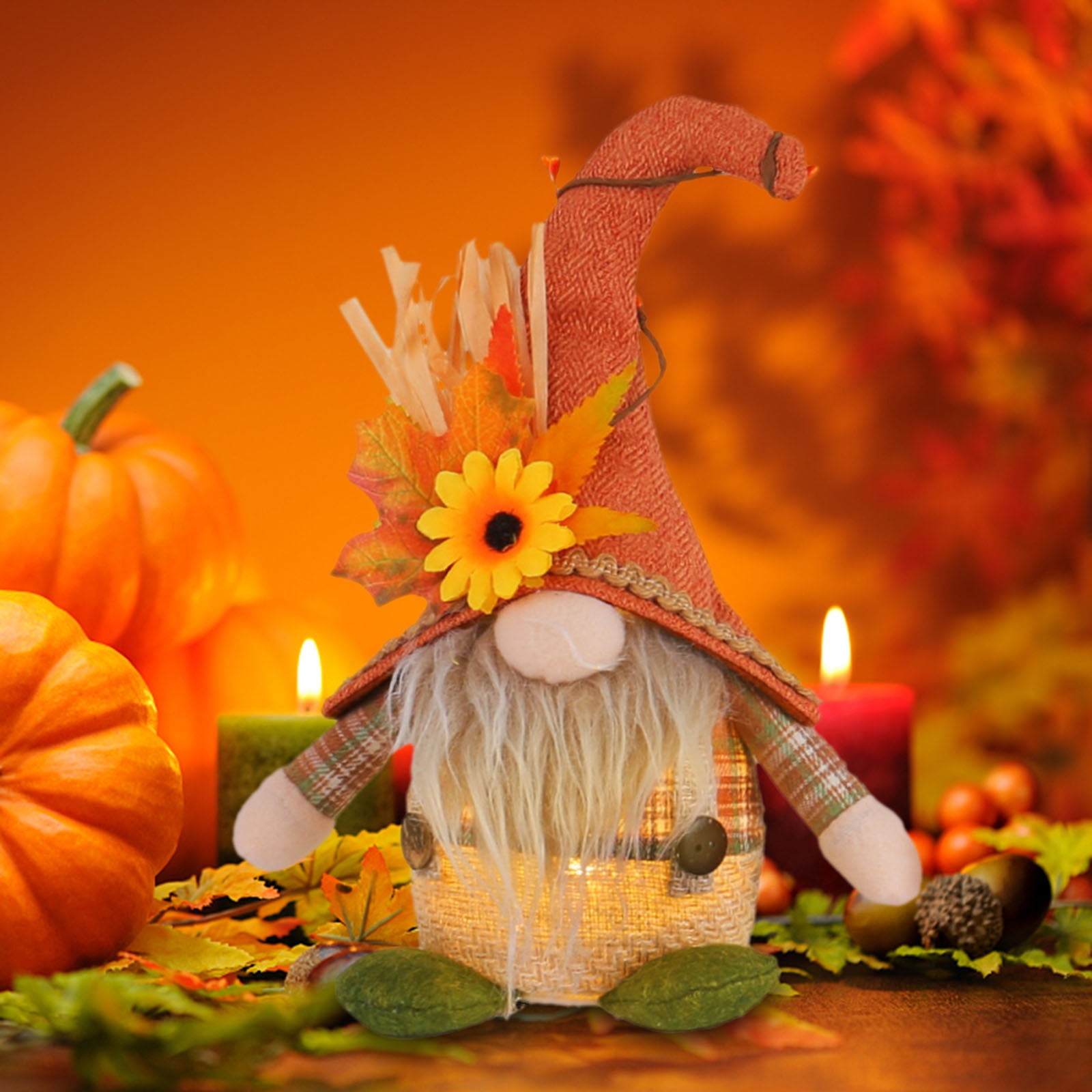 KeirineCC Fall Harvest Scarecrow Dolls, Funny Farmhouse Stuffed Dolls ...