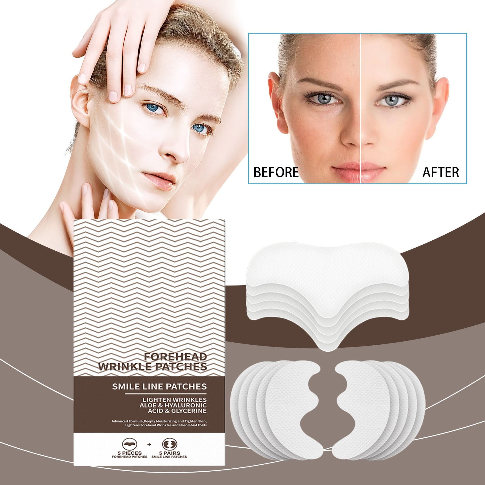 KeirineCC Forehead Wrinkle Patches - Anti Wrinkle Facial Patches for ...