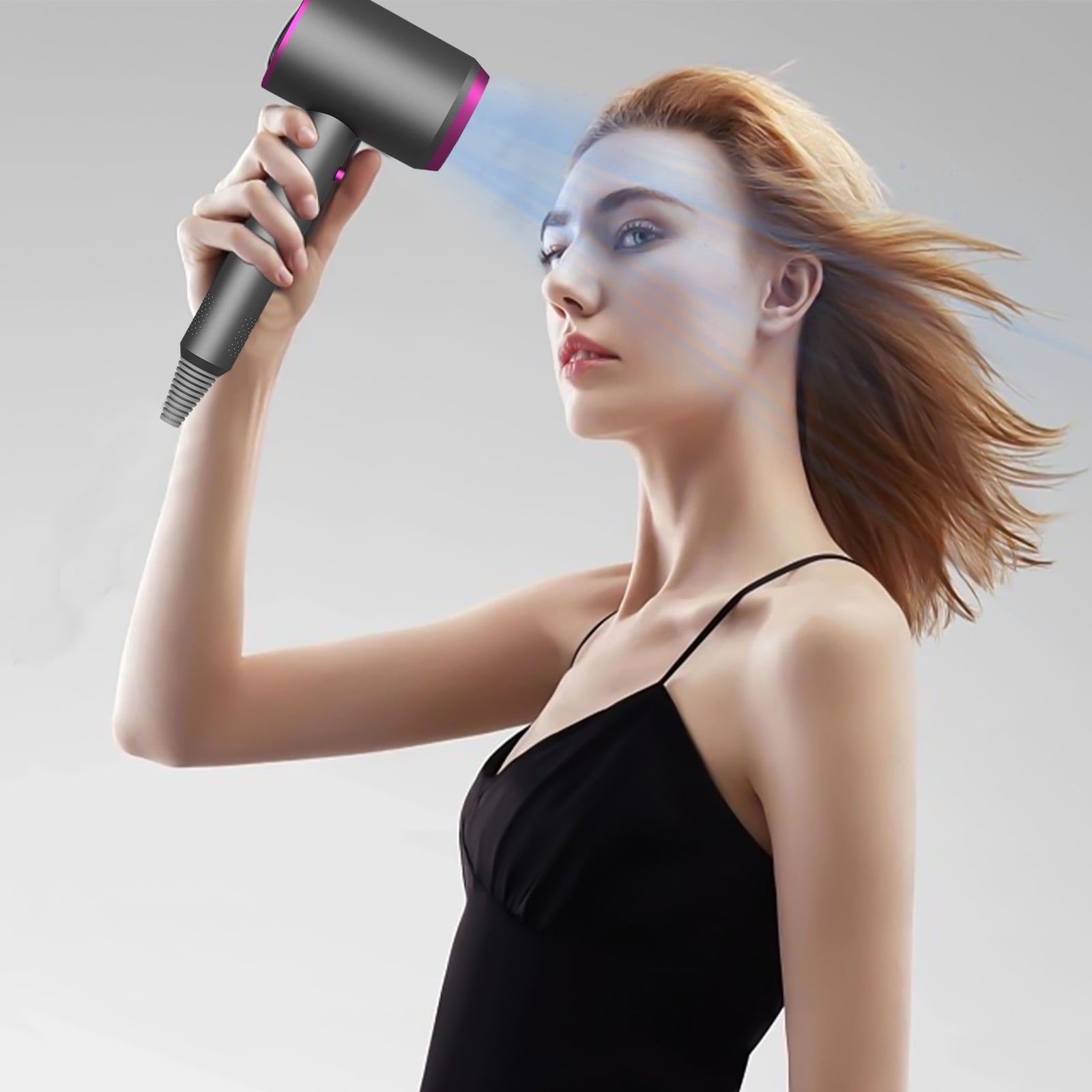 KeirineCC Hair Dryer - High-Speed Brushless Motor Negative Ionic Blow ...