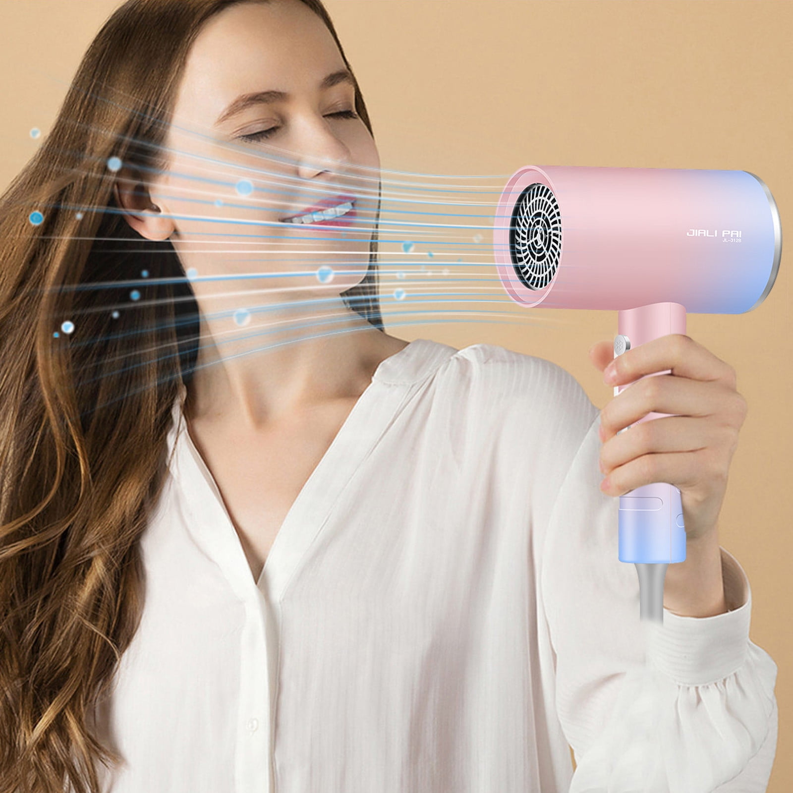 KeirineCC Hair Dryer - Mini Hair Dryer, High-Speed Brushless Motor ...