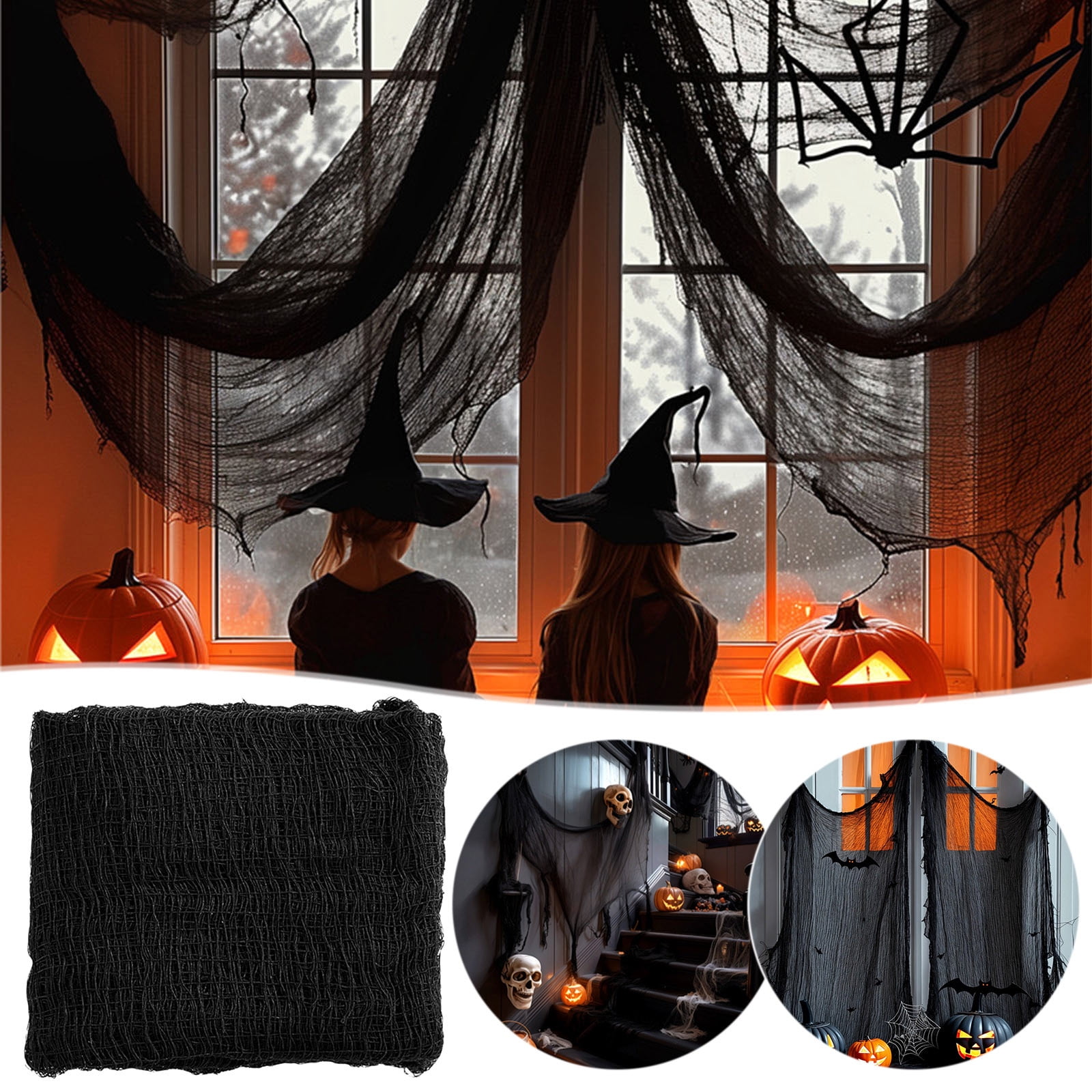 KeirineCC Halloween Creepy Cloth Halloween Spooky Fabric Scary Gauze ...