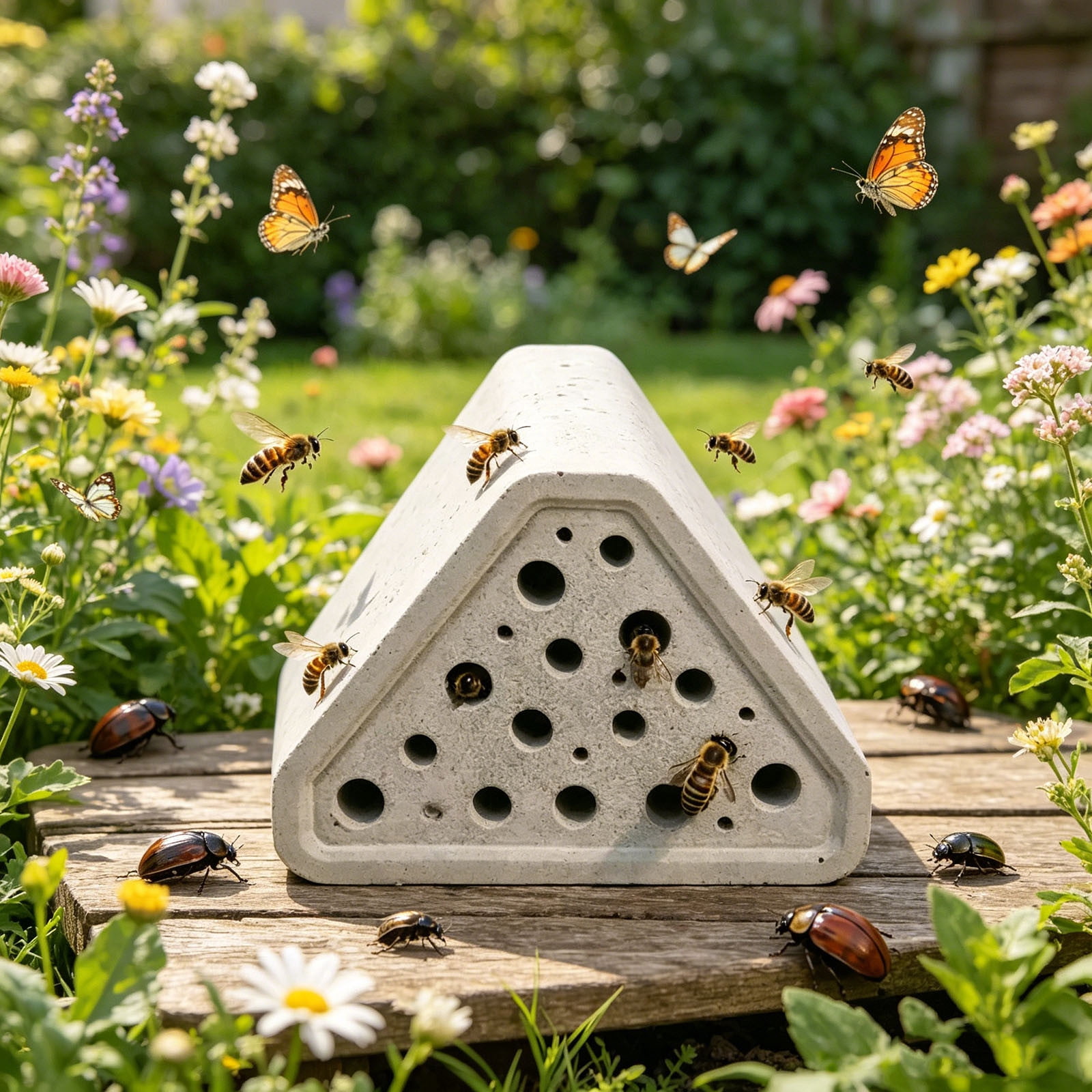 KeirineCC House Natural Ceramic Hotel For Solitary Pollinator Nesting ...