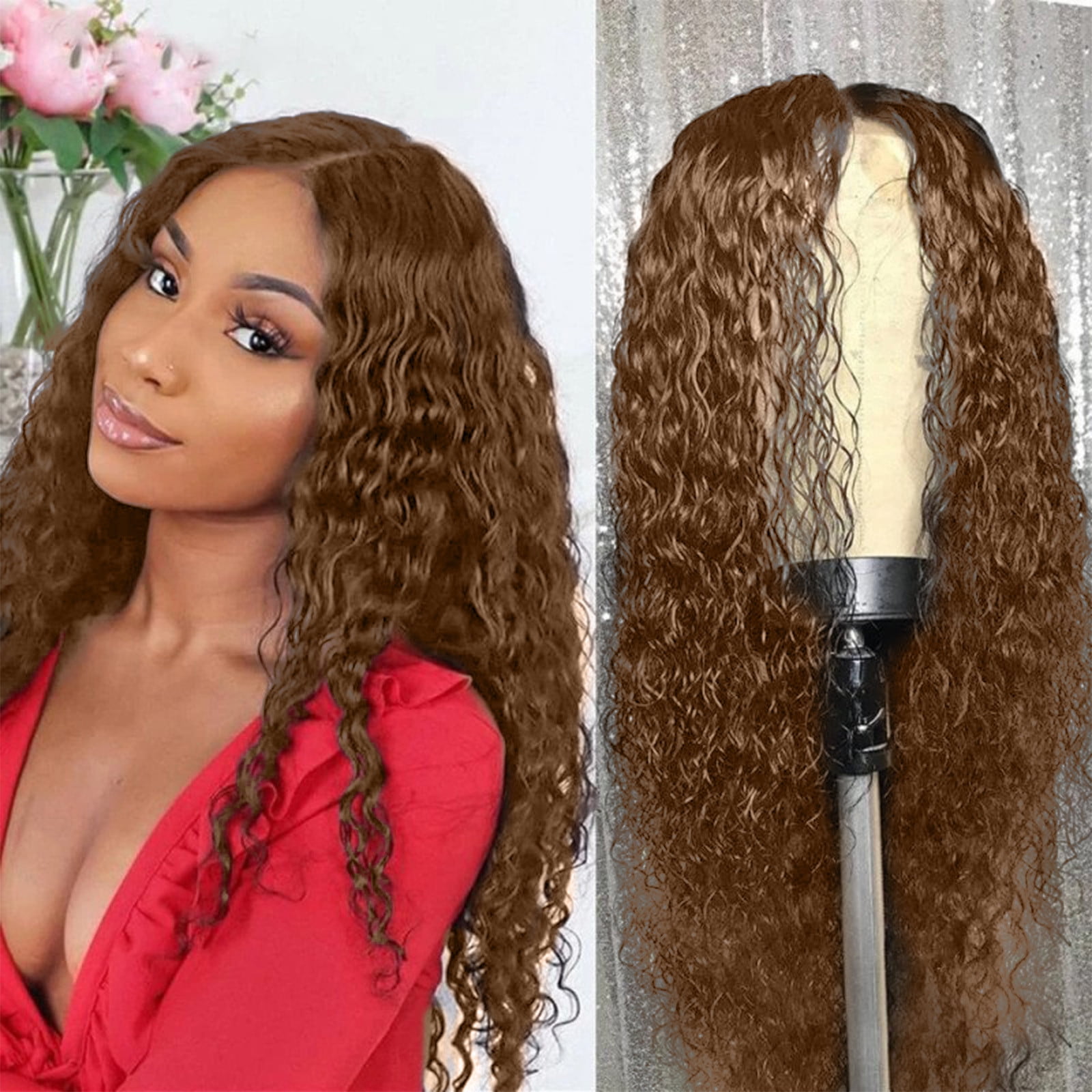KeirineCC Human Hair Bundles 26 Inch Body Wave Bundles, Long Roll Curly ...