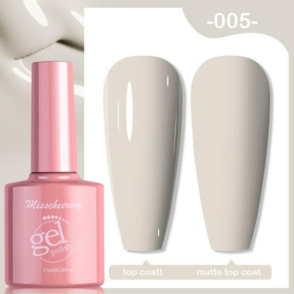 Jelly Amber Gel Nail Polish Set, 6 Color Translucent Soak Off Gel ...