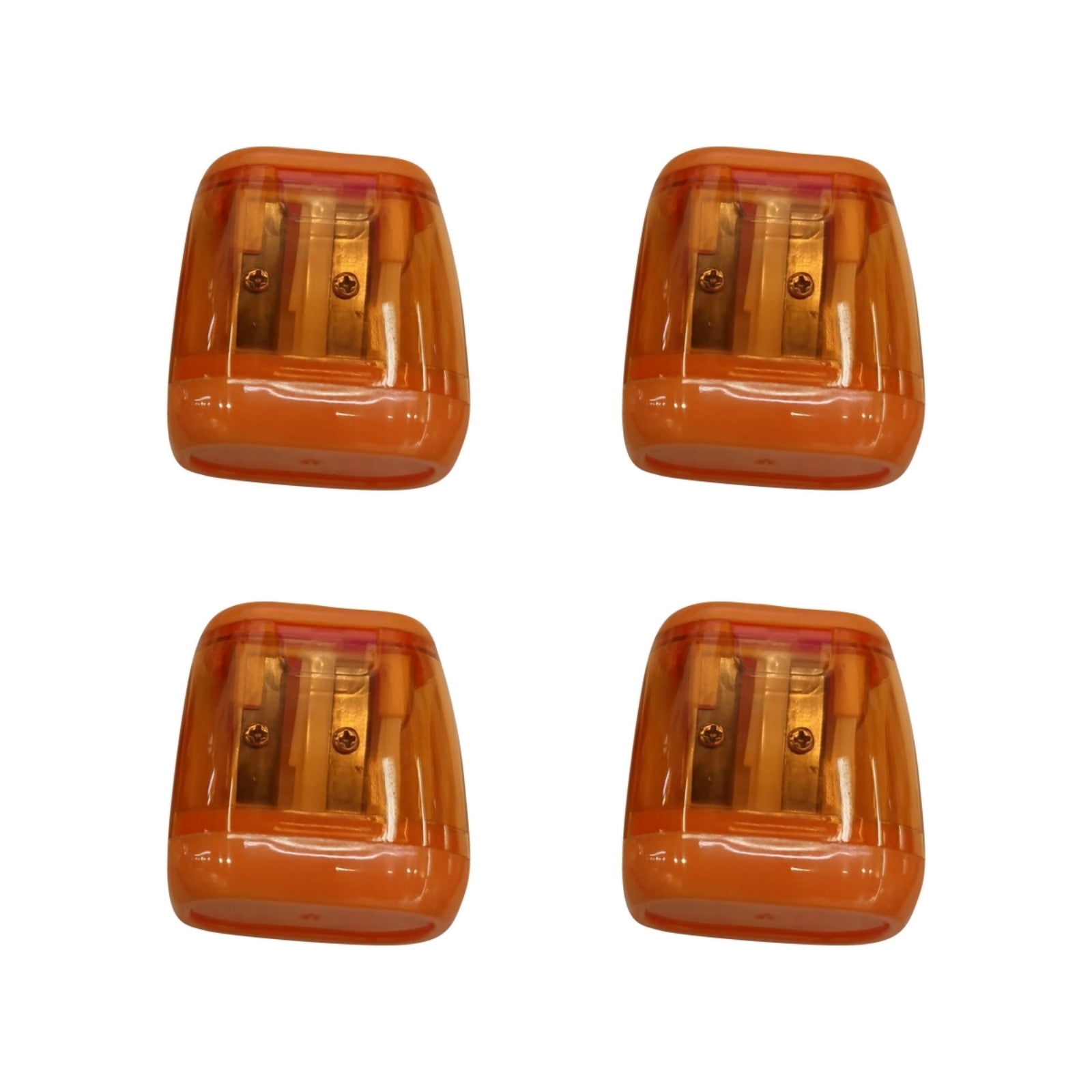 KeirineCC Pencil Sharpeners,4 Pcs Pencil Sharpeners Manual,Dual Holes ...