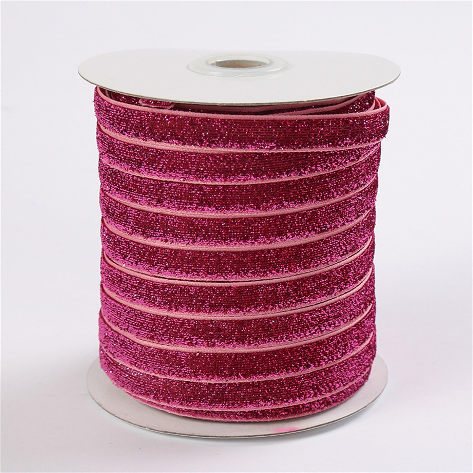 KeirineCC Shimmer Crushed Velvet Ribbon, Christmas Vintage Velvet ...