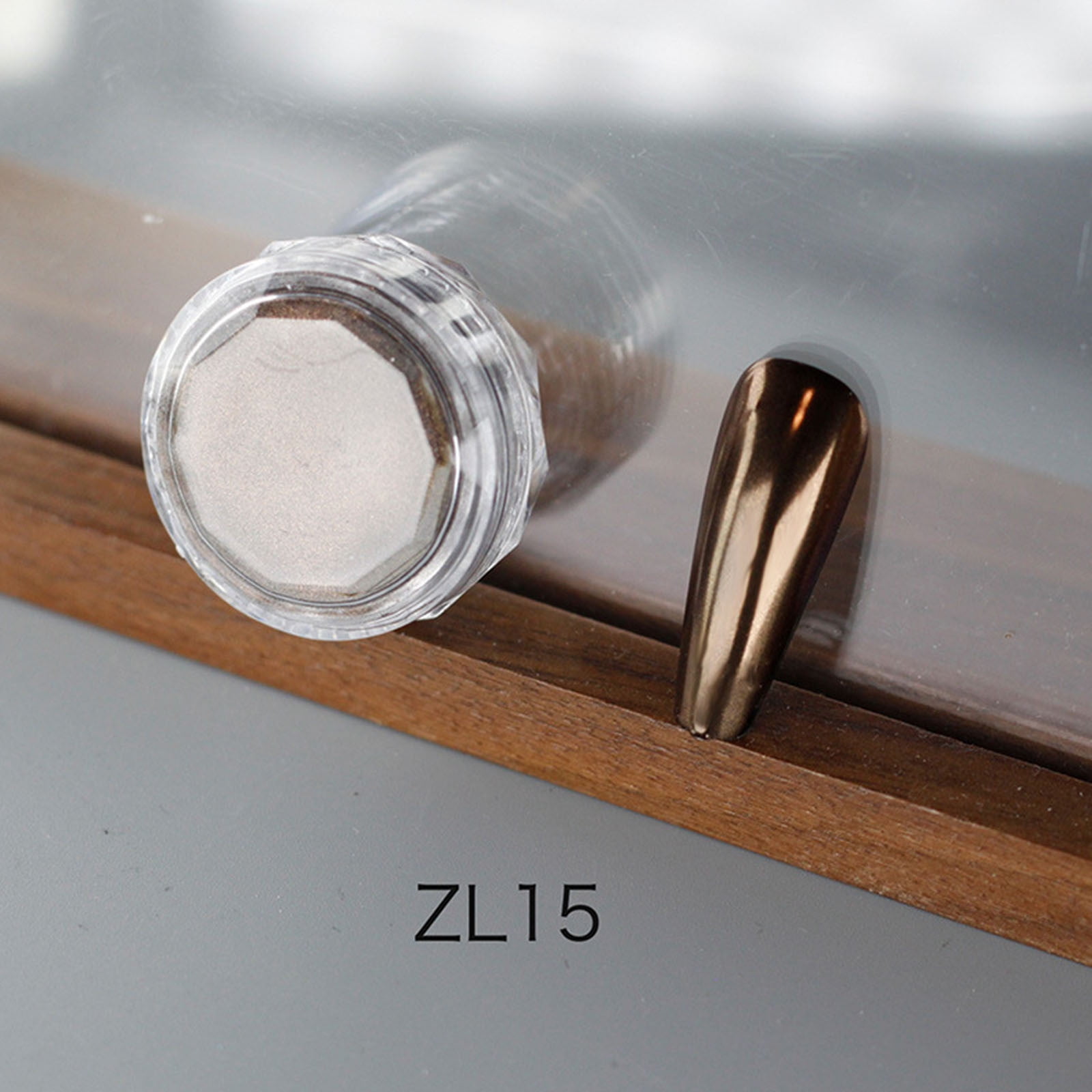 KeirineCC Silver Chrome Nail Powder - Metallic Mirror Effect Chrome ...