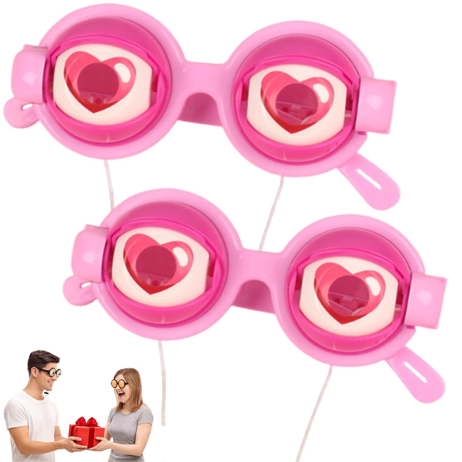 KeirineCC Winking Glasses for Shows & Parties – Kinetic Crazy Eyes ...