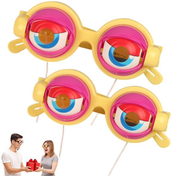 KeirineCC Winking Glasses for Shows & Parties – Kinetic Crazy Eyes ...