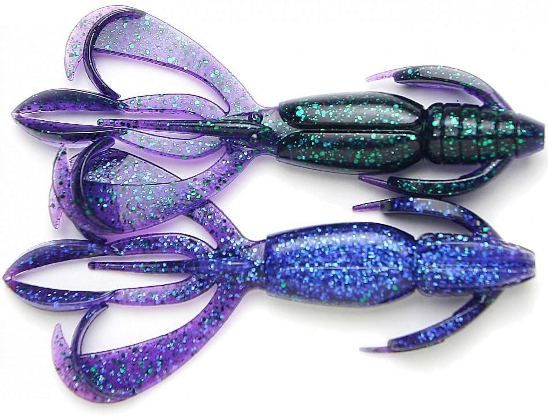 Keitech Crazy Flapper 3.6 inch Soft Plastic Creature Bait 7 pack ...