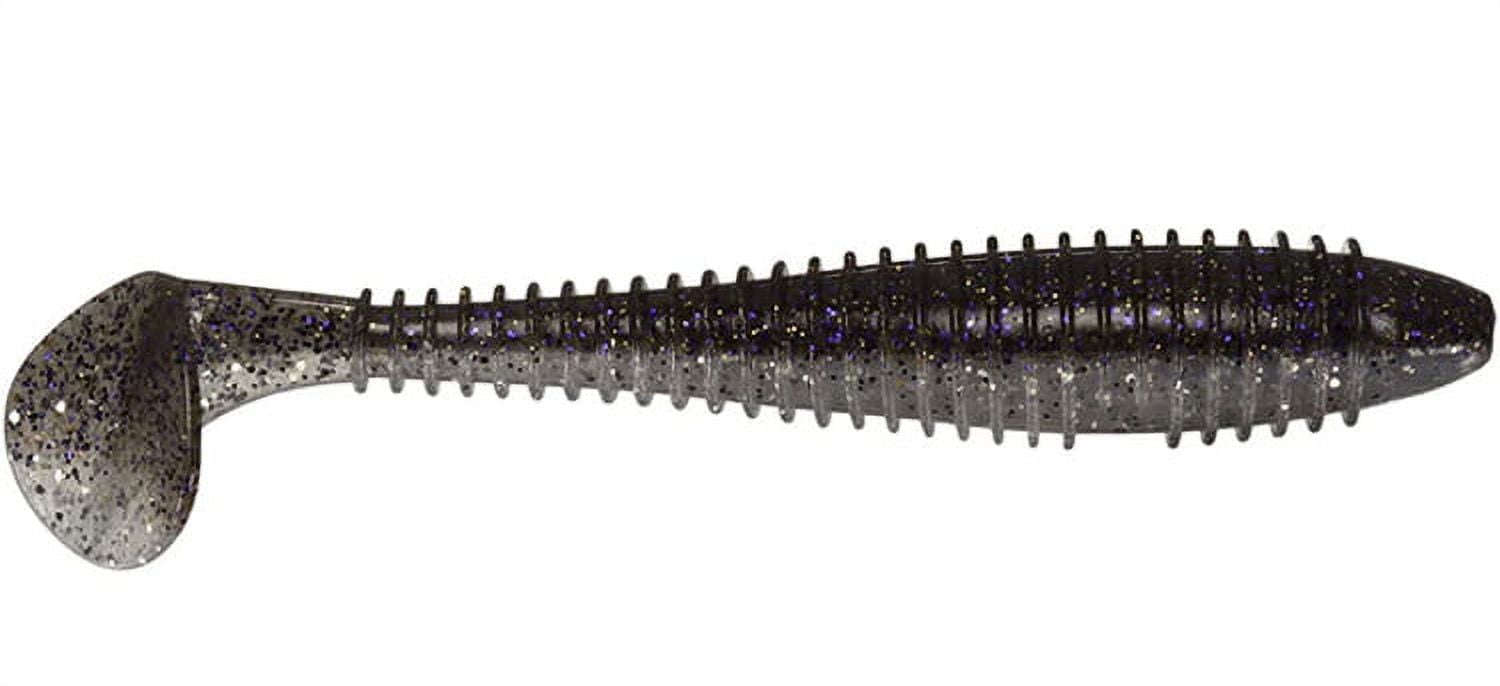 Keitech Fat Swing Impact Swimbait, 3.3", Paddle Tail Fishing Lure, Soft ...