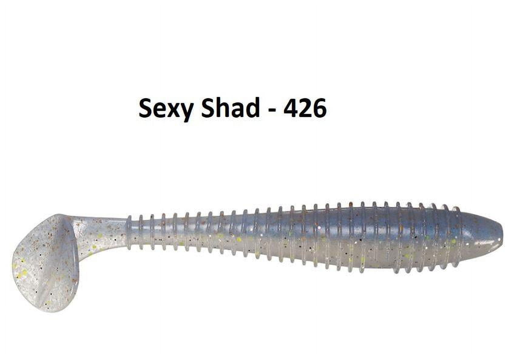 Keitech FSI28-426 FAT Swing Impact Swimbait, 2.8", Sexy Shad, Floating ...