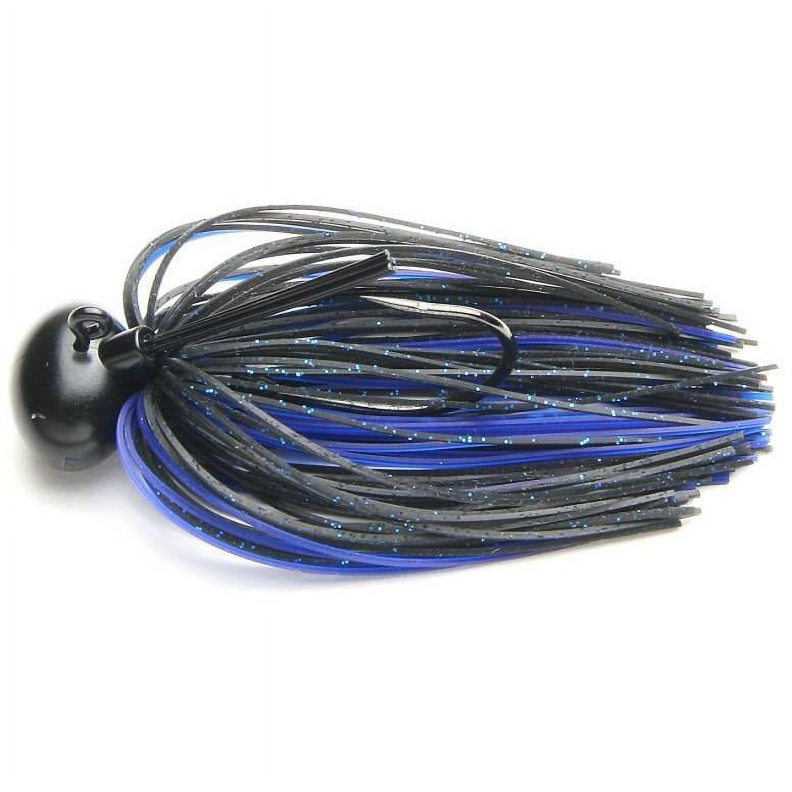 Keitech FT38407 Tungsten Model IIFootball Jig, Black Blue Flake ...