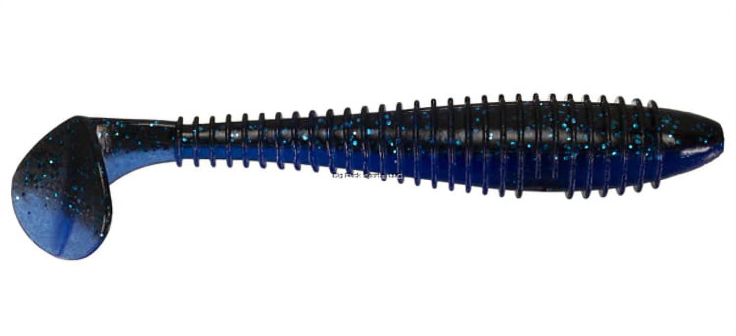 Keitech Fat Swing Impact 2.8'' Black Blue Flake 8pk - Walmart.com