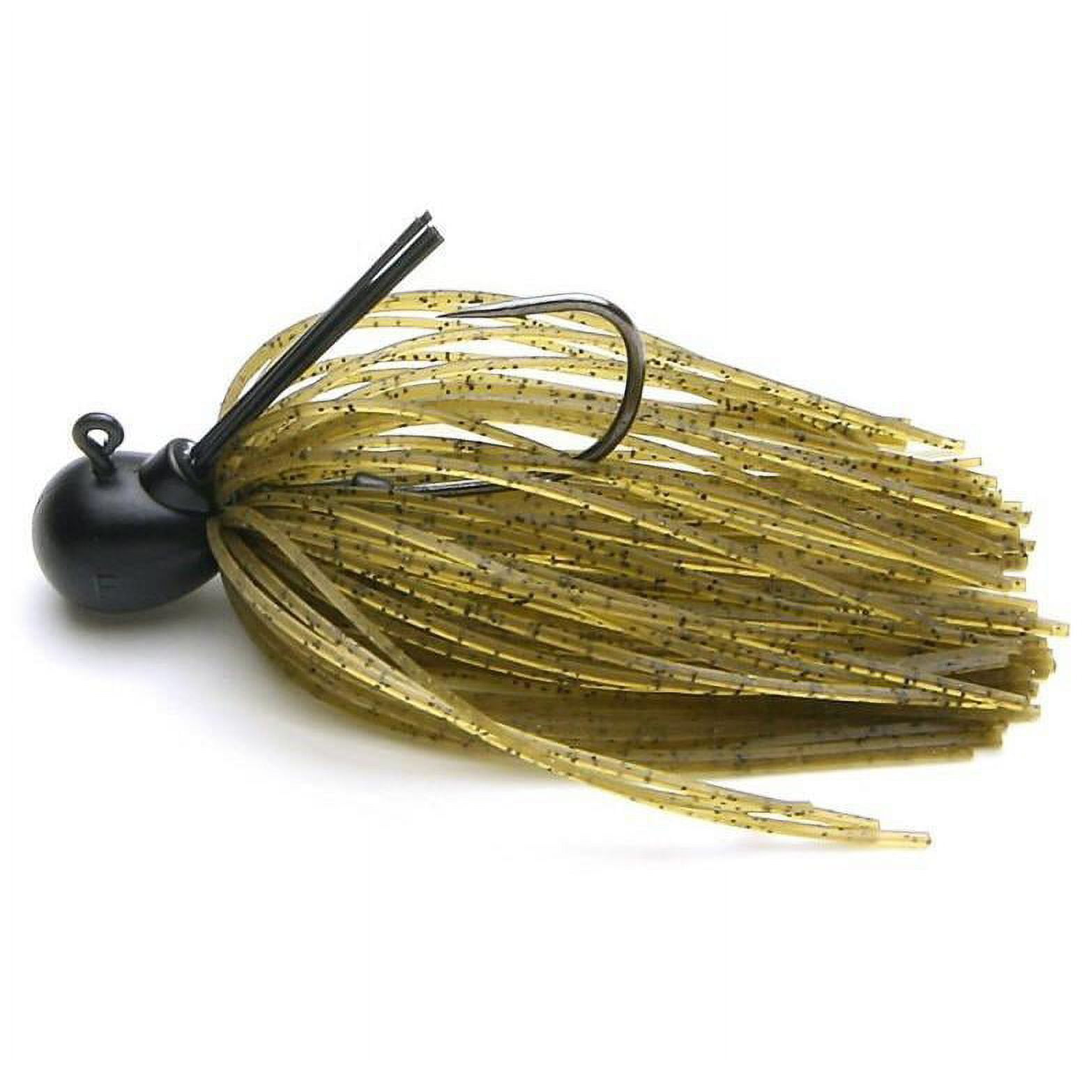 Keitech GJ18101 Tungsten Guard Spin Jig, Green Pumpkin, 1/8oz, Custom ...