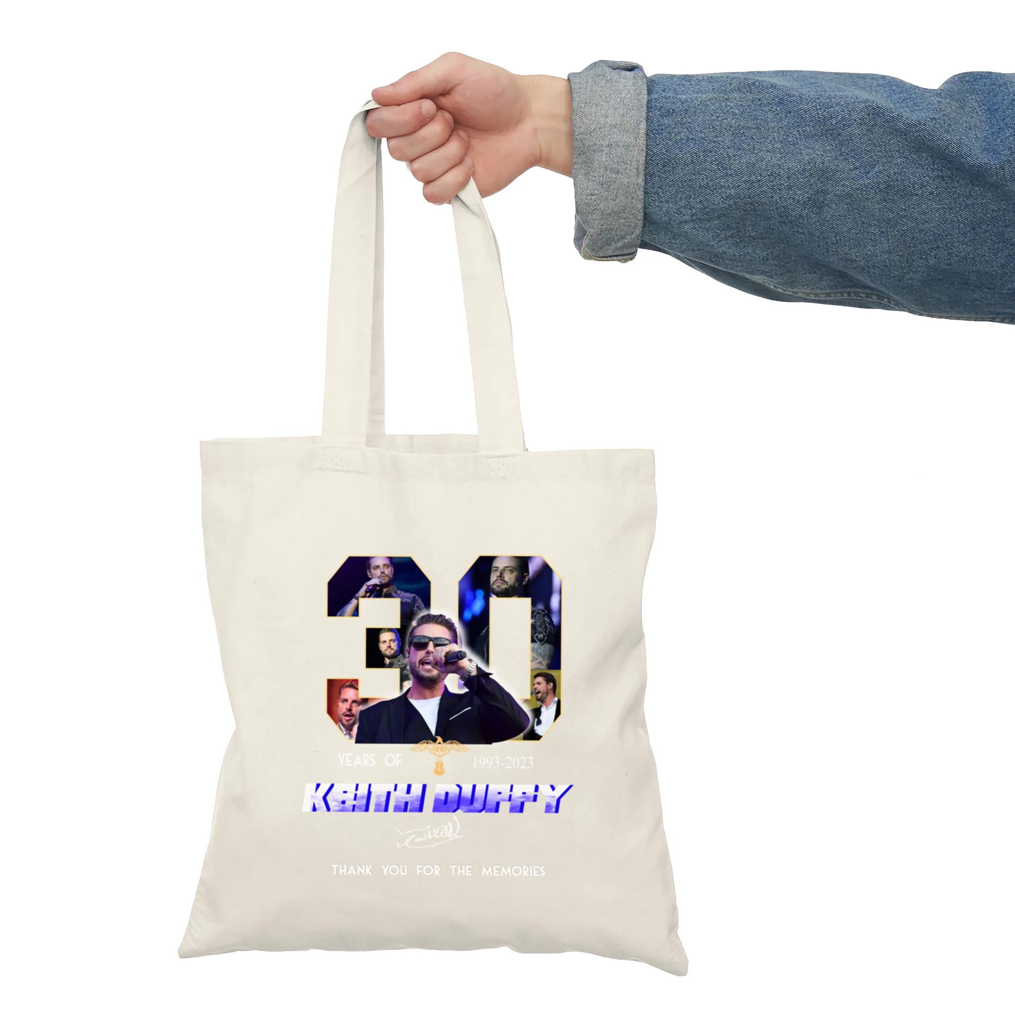 Keith Duffy 30 Years 1993-2023 Boyzone Music Singer Actor Unisex Tote ...