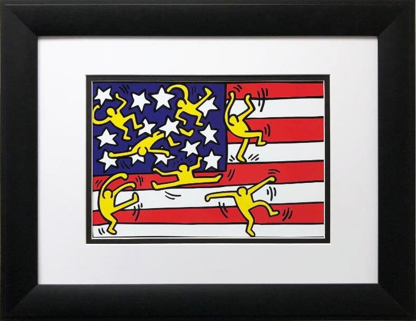 Keith Haring "American Music Festival NYC Ballet" CUSTOM FRAMED Art ...