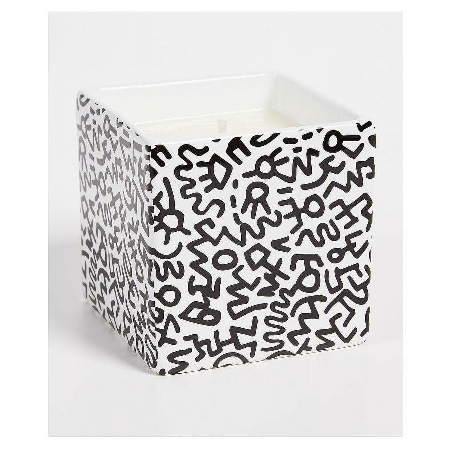 Keith Haring Black Pattern Square Scented Candle - Walmart.com