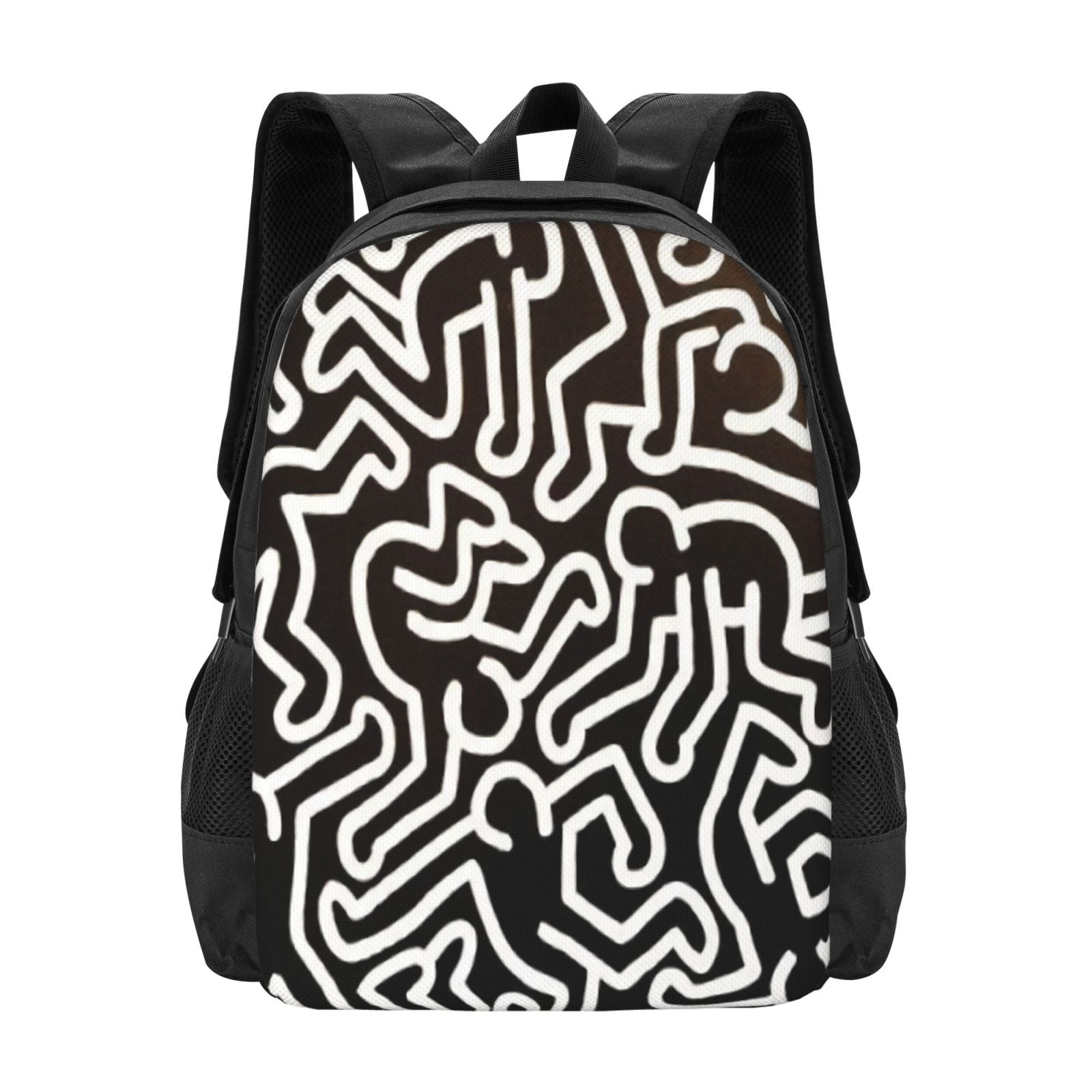 Keith Haring Figure Monogram Backpack Fashion Travel Backpack Laptop ...