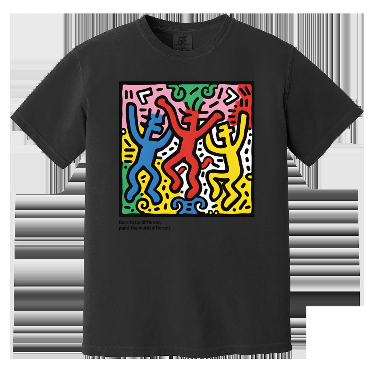 Keith Haring Retro Pop Art Tribute Style Comfort Color T-Shirts, for ...