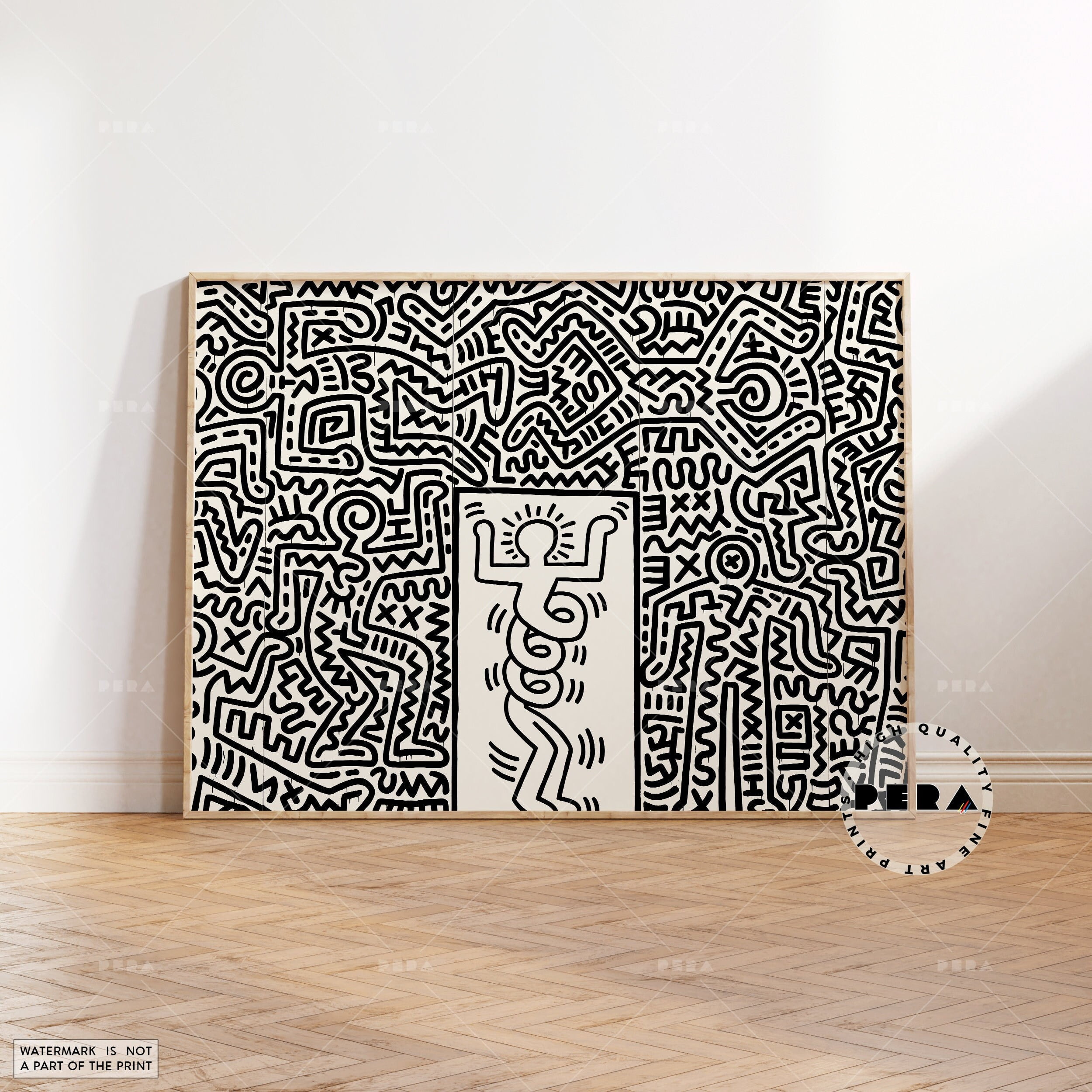 Keith Haring, Sweet Saturday Night 1985, Keith Haring Poster, Pop Art ...